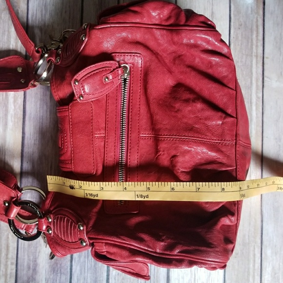 Junior Drake | Bags | Junior Drake Red Leather Satchel | Poshmark
